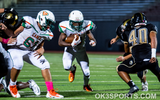 FOOTBALL: Sam Houston 28, Edison 7: Branden Adams has big night for ...