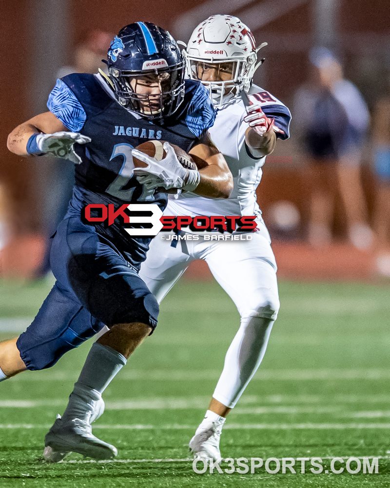 OK3Sports coverage of the high school varsity football game featuring ...