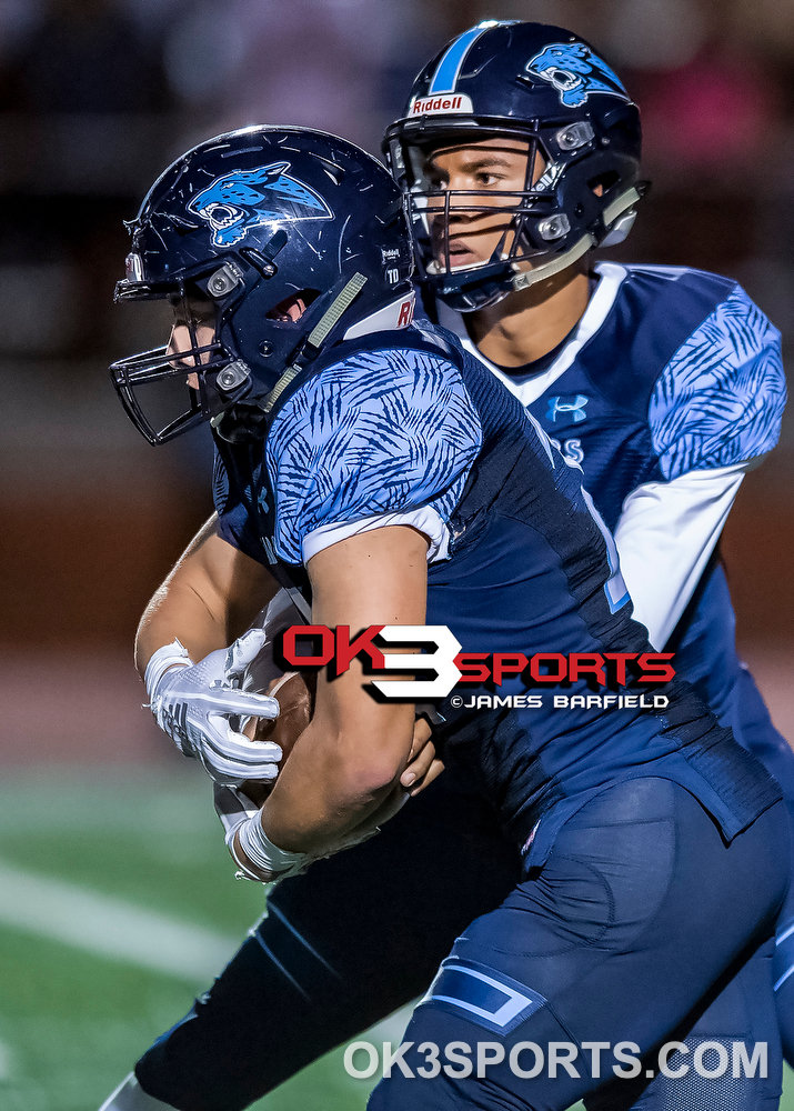 OK3Sports coverage of the high school varsity football game featuring ...