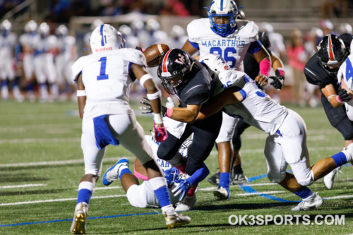 FOOTBALL: Churchill 30, MacArthur 14: Chargers holds off Brahmas ...